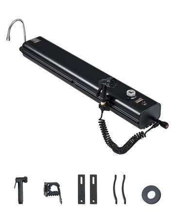 4.5 Gal Roof Rack Water Tank Portable Water Tank with Splash-Guard Pan ...