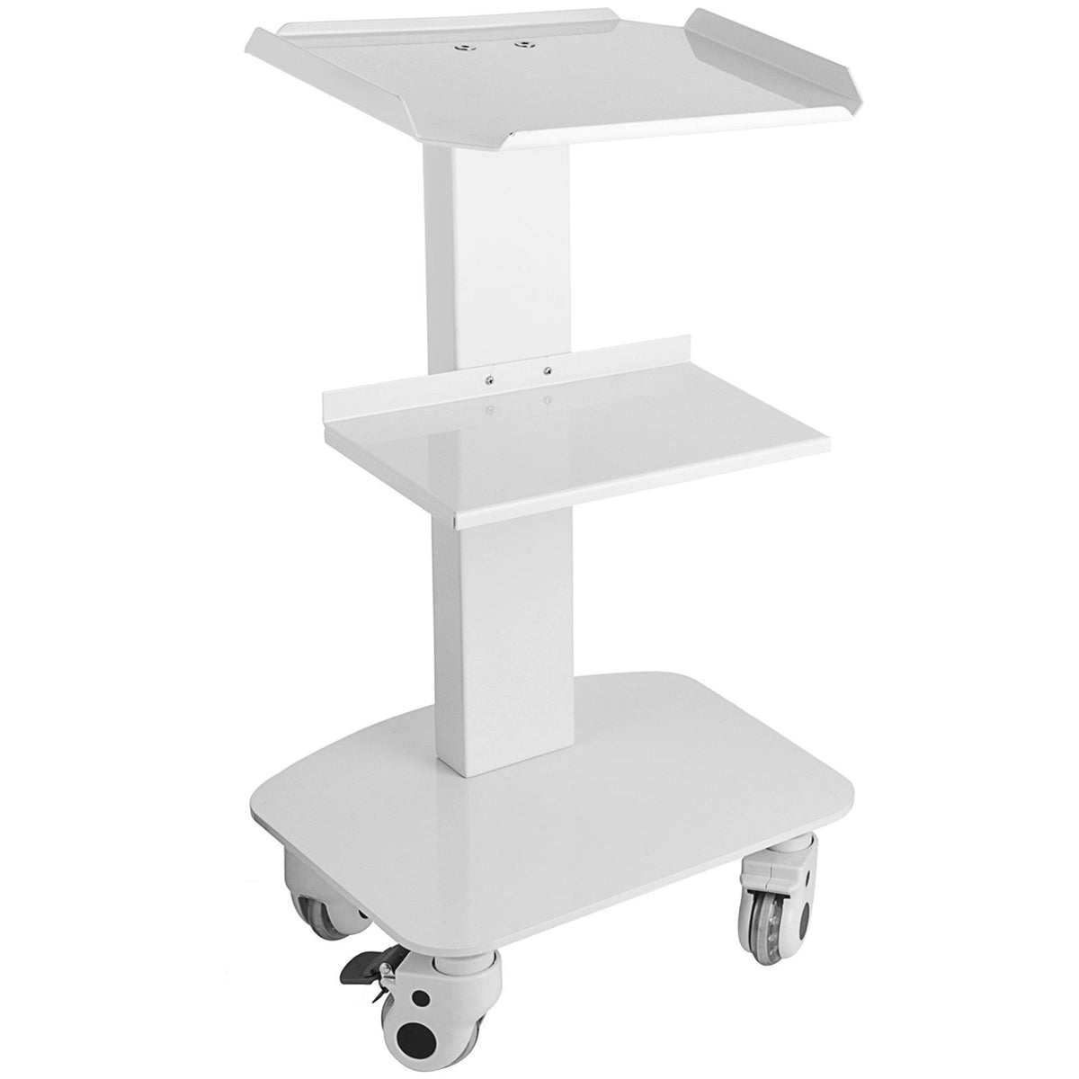 VEVOR 3 Trays Utility Cart 3-Layer Trolley Heavy Duty Lab Dental ...