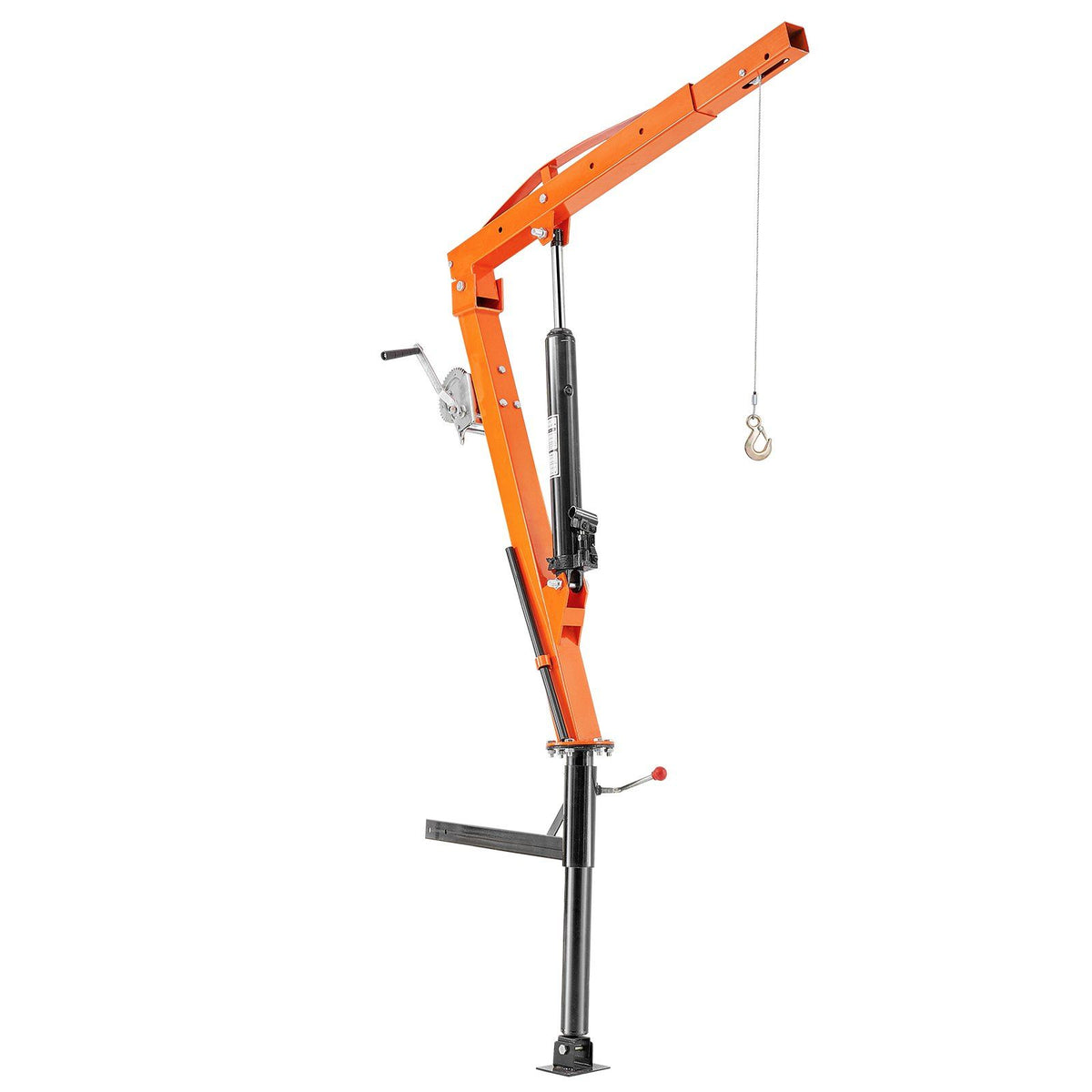VEVOR Hydraulic Pickup Truck Crane Hoist Crane 500 lbs 360° Swivel Ho ...