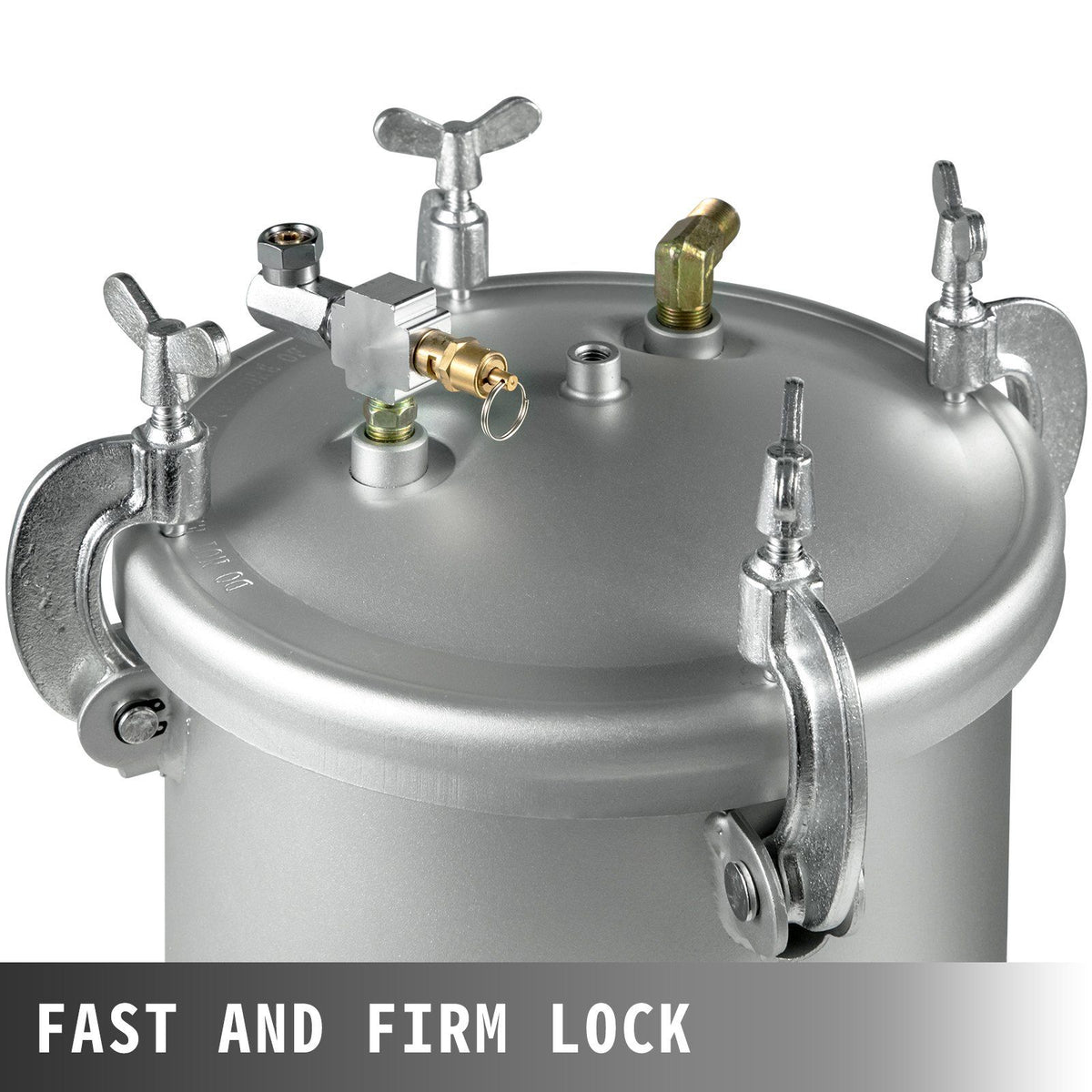 VEVOR Pressure Pot Tank 10L Pressure Pot Paint Sprayer 2.5 Gallon Paint ...
